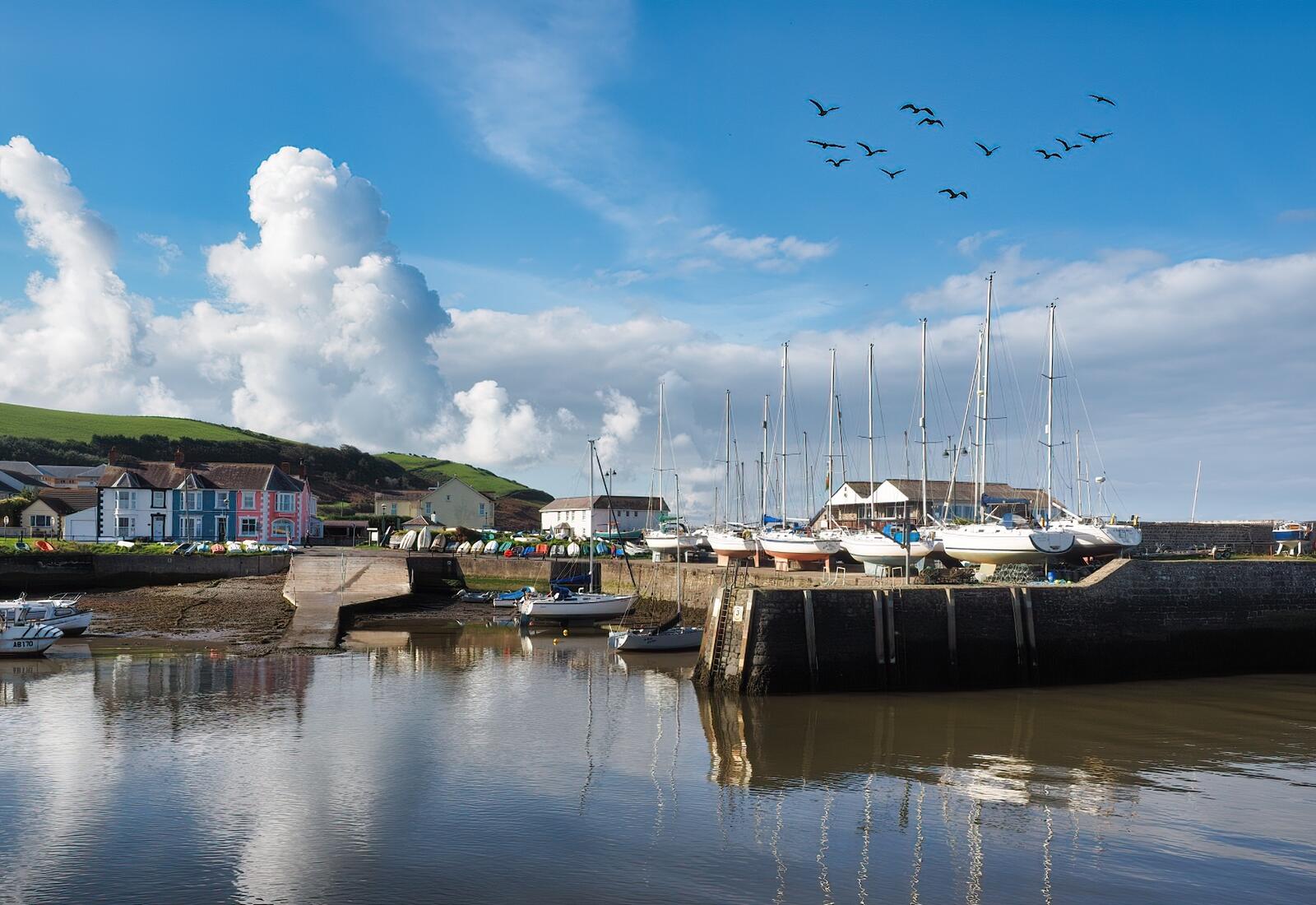 Aberaeron harbour. - Olympus UK E-System User Group