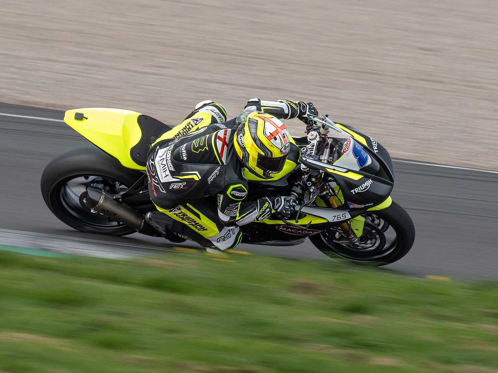 British Superbike Championship test day Donington Park - Olympus UK E ...